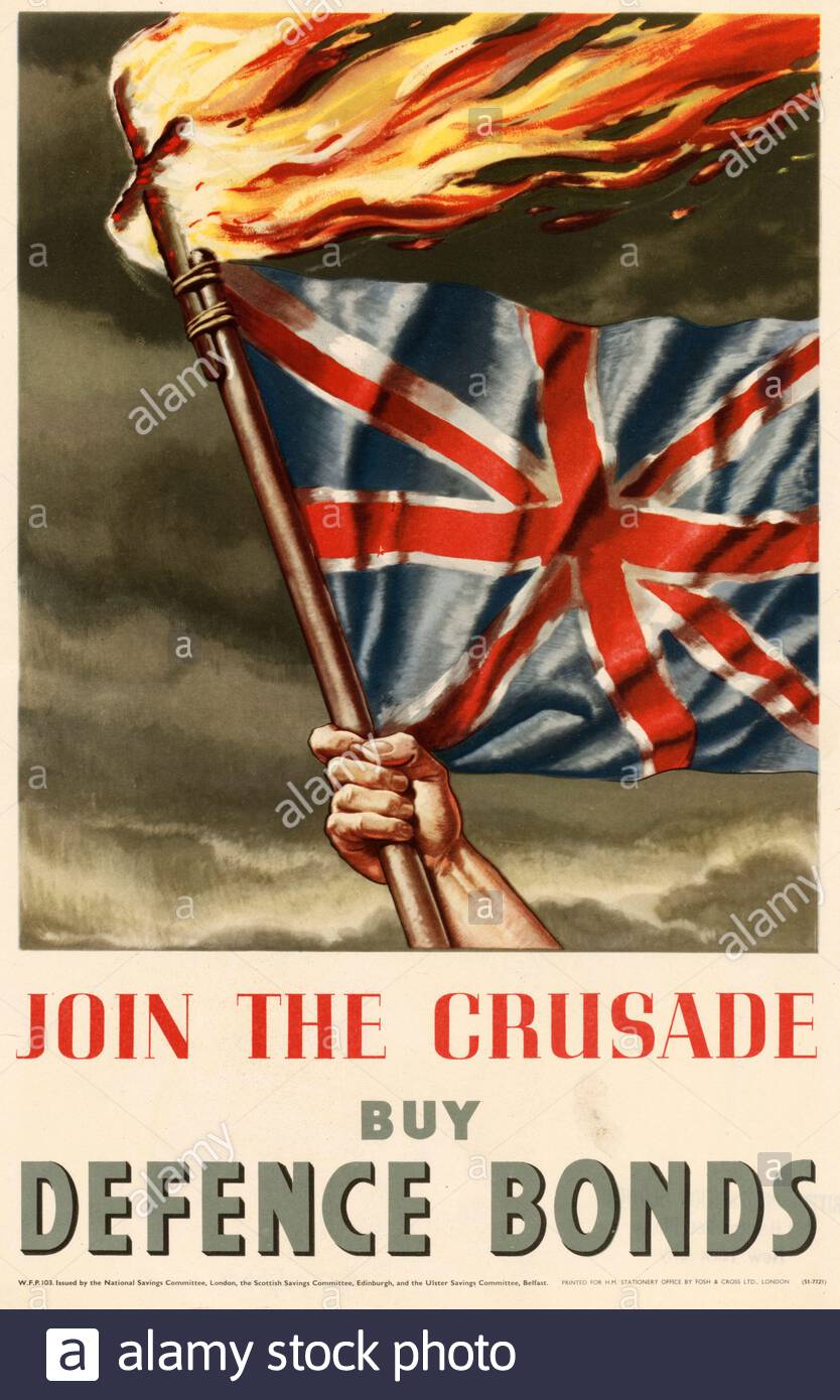 British World War 2 Public Information Propaganda poster Stock Photo ...