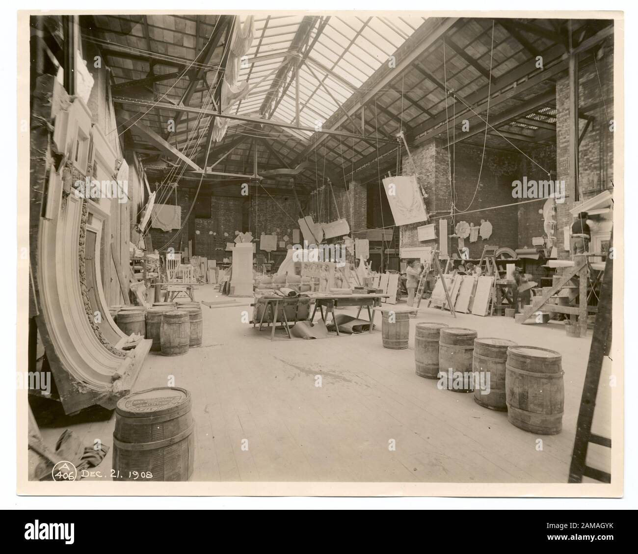 Plaster restoration Cut Out Stock Images & Pictures - Alamy