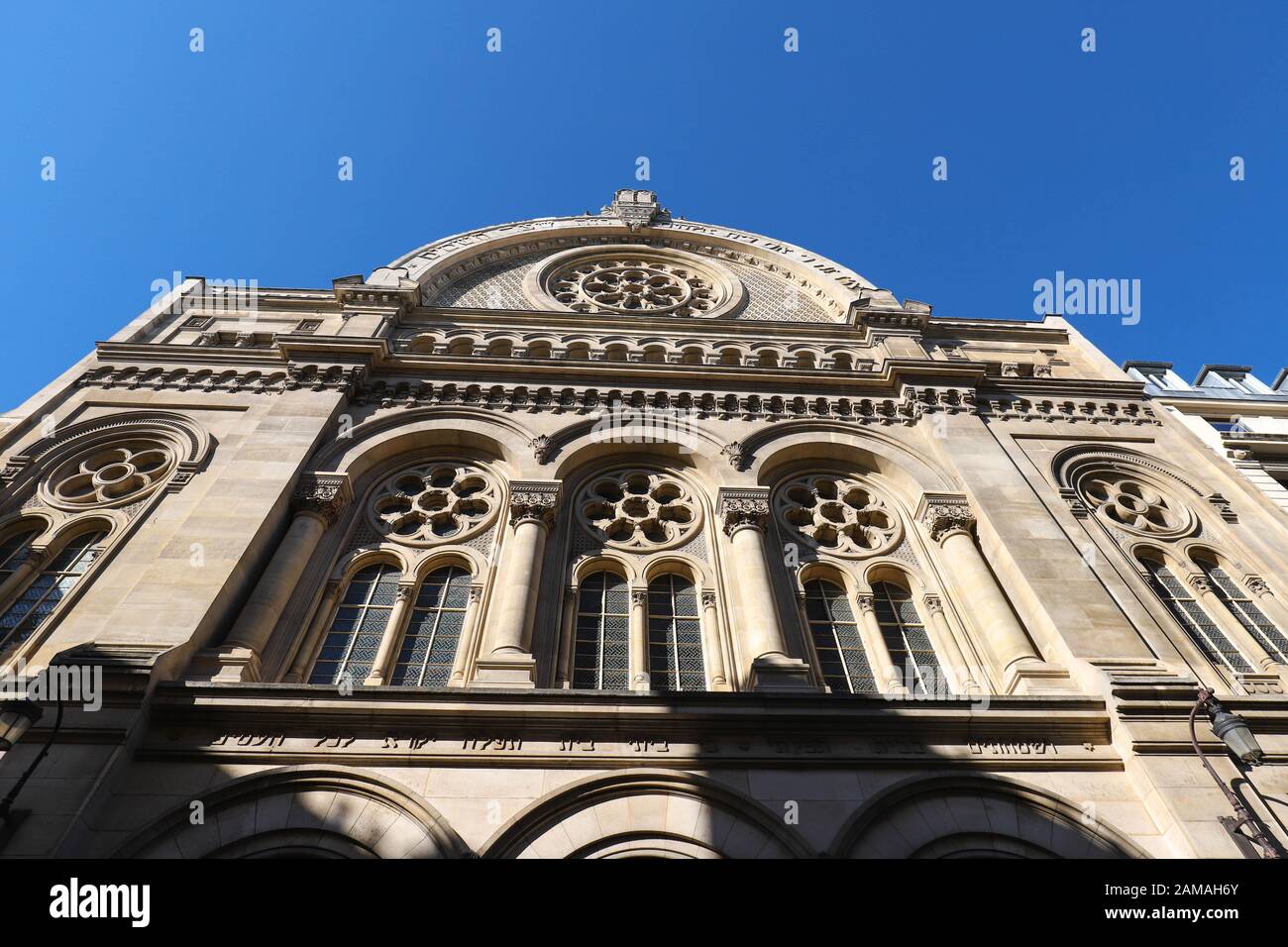 Great synagogue of Paris. Also known as La Victoire synagogue , it is ...