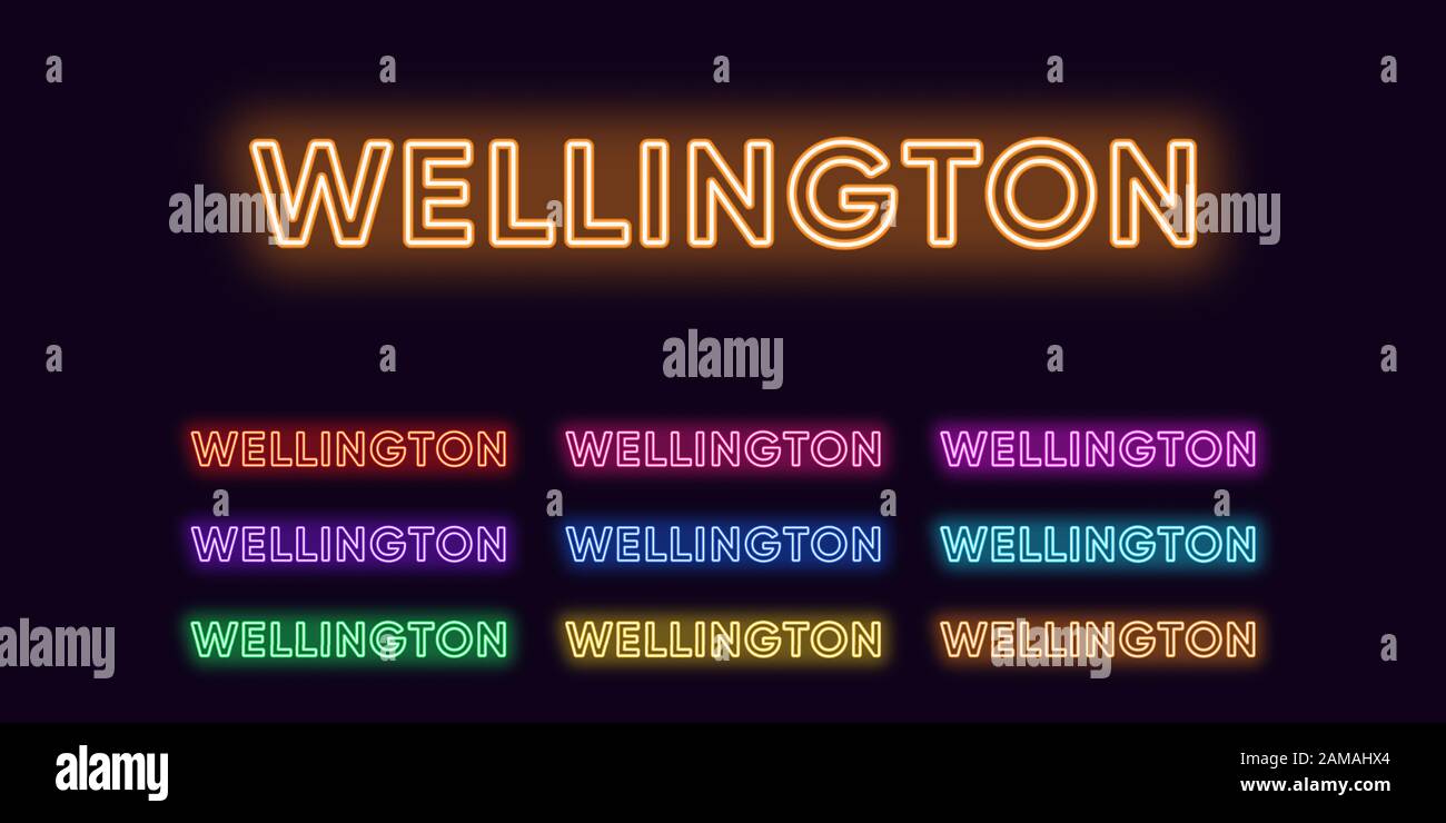 Wellington New Zealand Stock Vector Images - Alamy