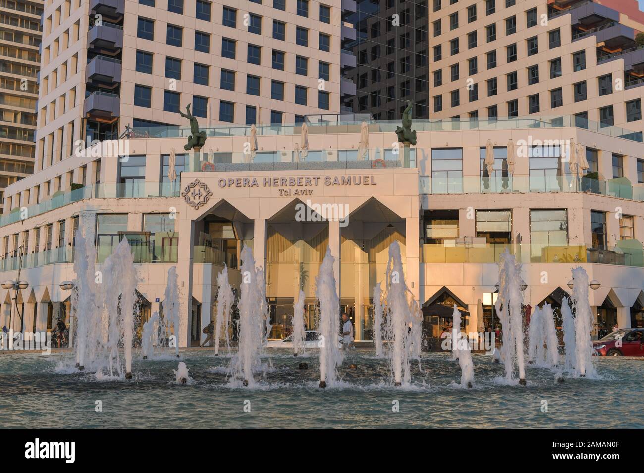 Hotel Opera Tel Aviv by Herbert Samuel, Tel Aviv, Israel Stock Photo ...