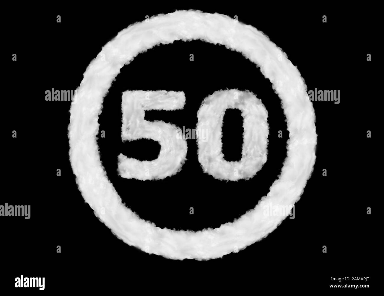 50 mph road sign Black and White Stock Photos & Images - Alamy