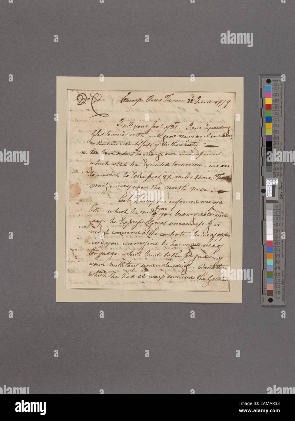 Posey, Thomas Camp Rose's Farm To Colonel Morgan Digitization was made ...