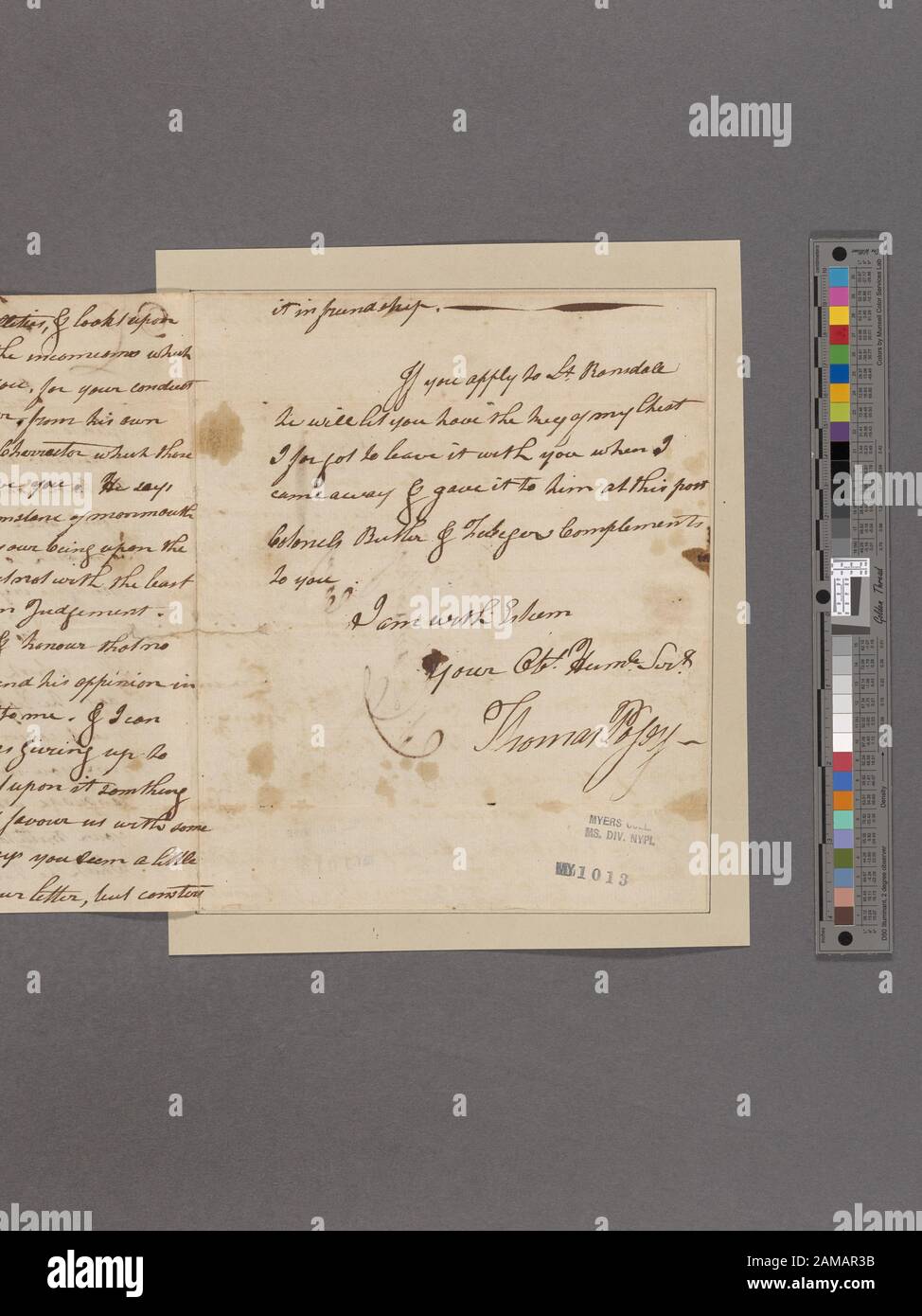 Posey, Thomas Camp Rose's Farm To Colonel Morgan Digitization was made ...