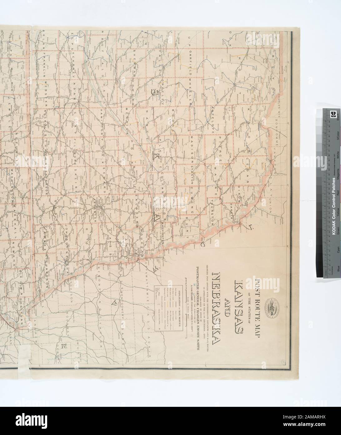 Map kansas 1900 hi-res stock photography and images - Alamy