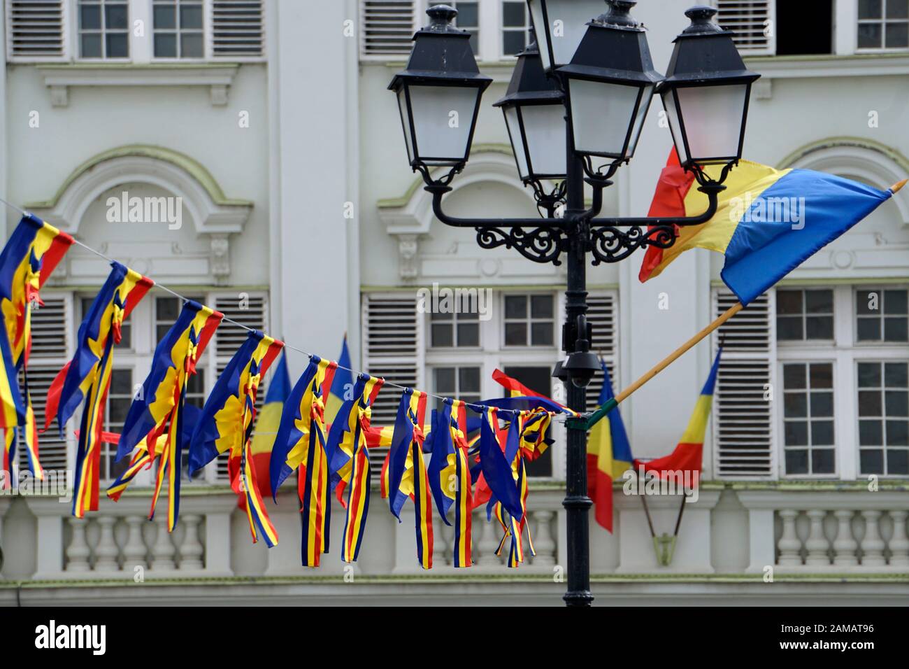 Romanian flag as bow hi-res stock photography and images - Alamy