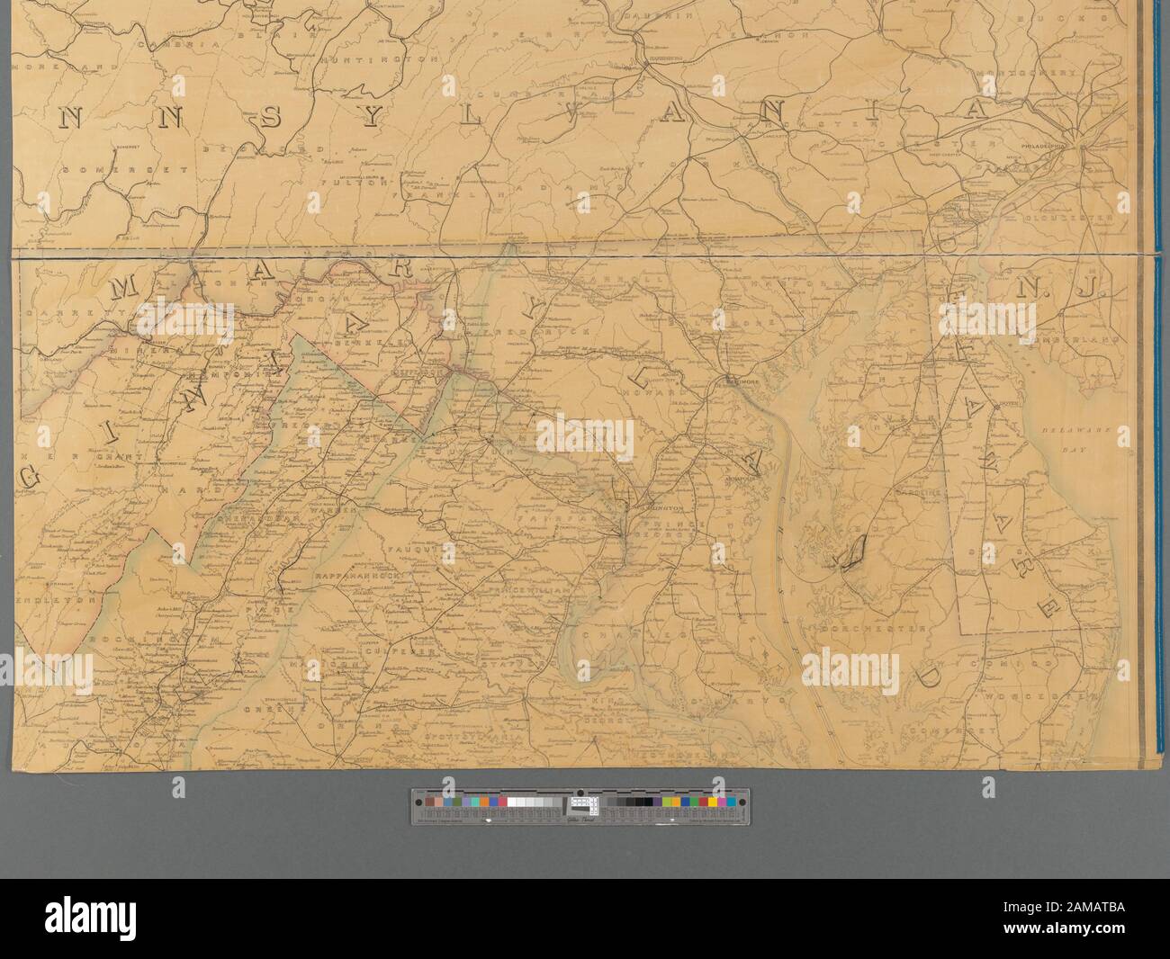 Preliminary post route map of the states of Virginia and West Virginia ...