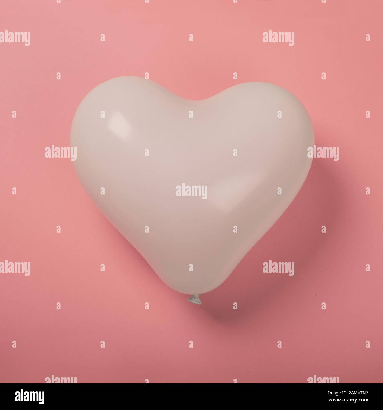 Heart balloon white hi-res stock photography and images - Alamy