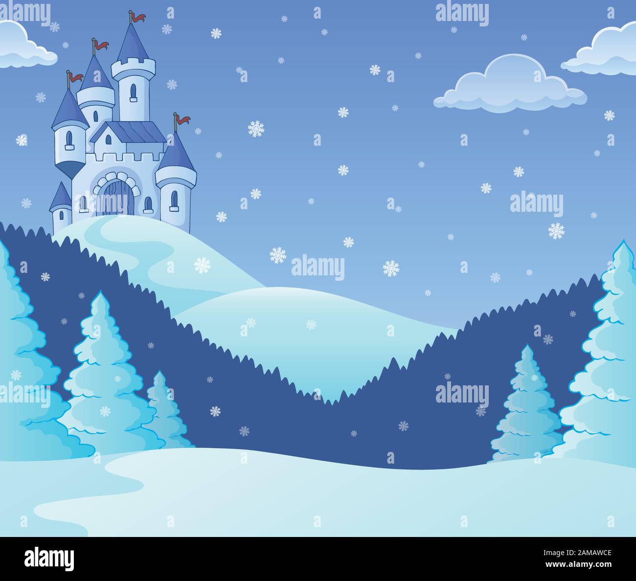 Snow Fort Clipart