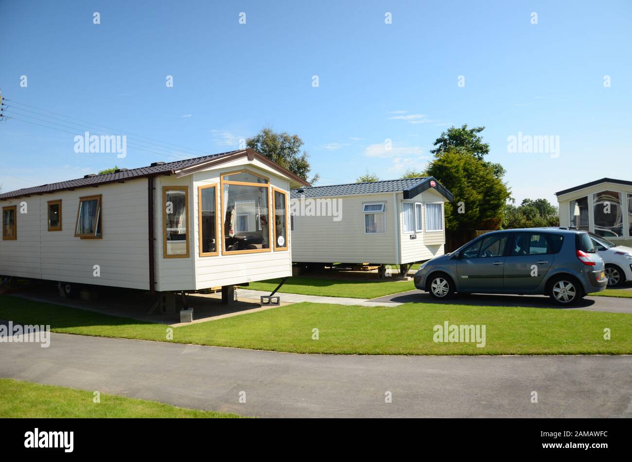 Static caravan plot hi-res stock photography and images - Alamy