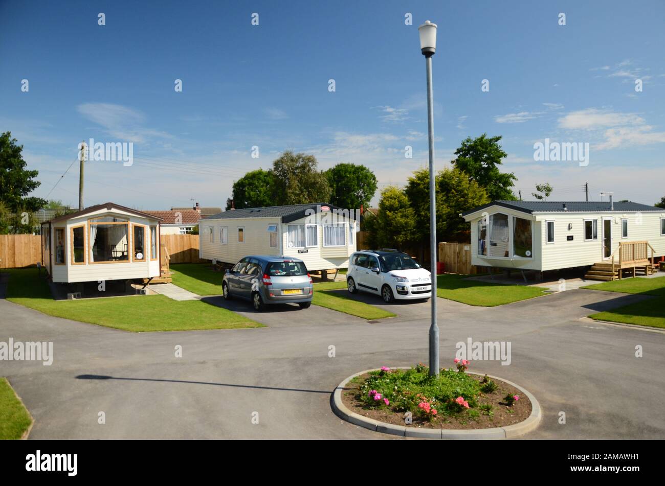 Static caravan plot hi-res stock photography and images - Alamy