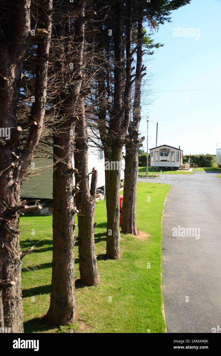 Static caravan plot hi-res stock photography and images - Alamy