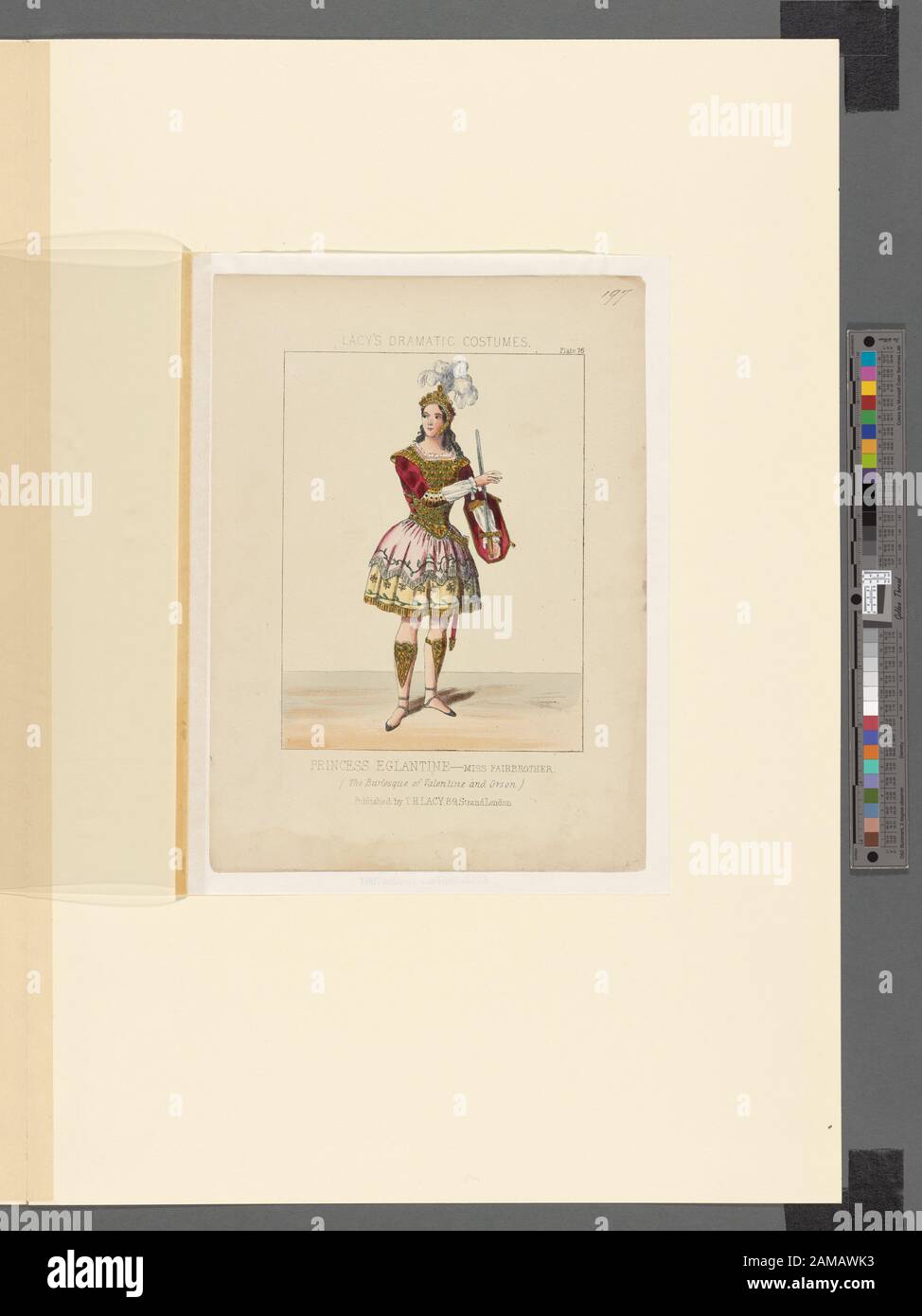 Princess Eglantine Louise Fairbrother in the burlesque Valentine and ...