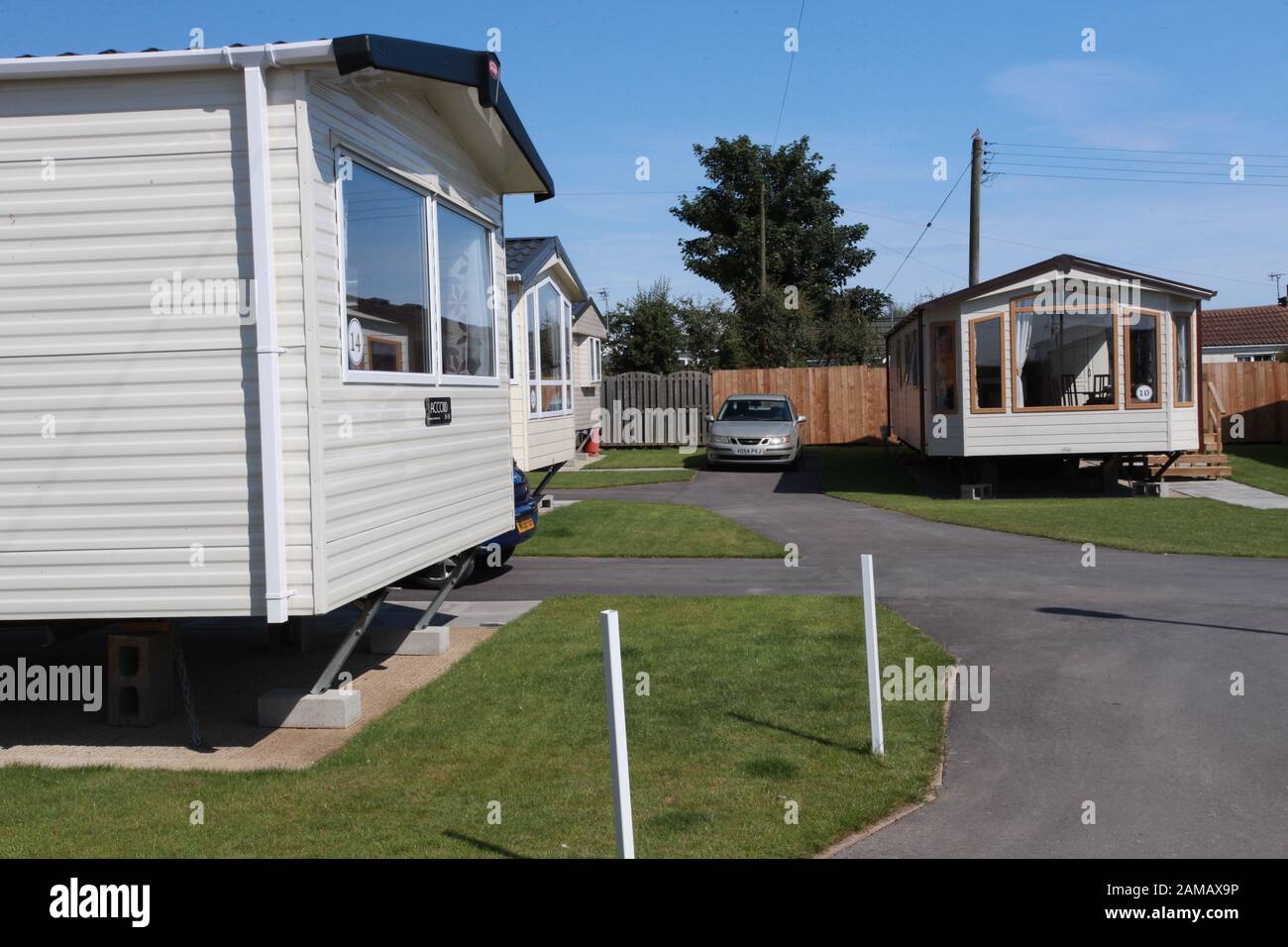 Static caravan plot hi-res stock photography and images - Alamy
