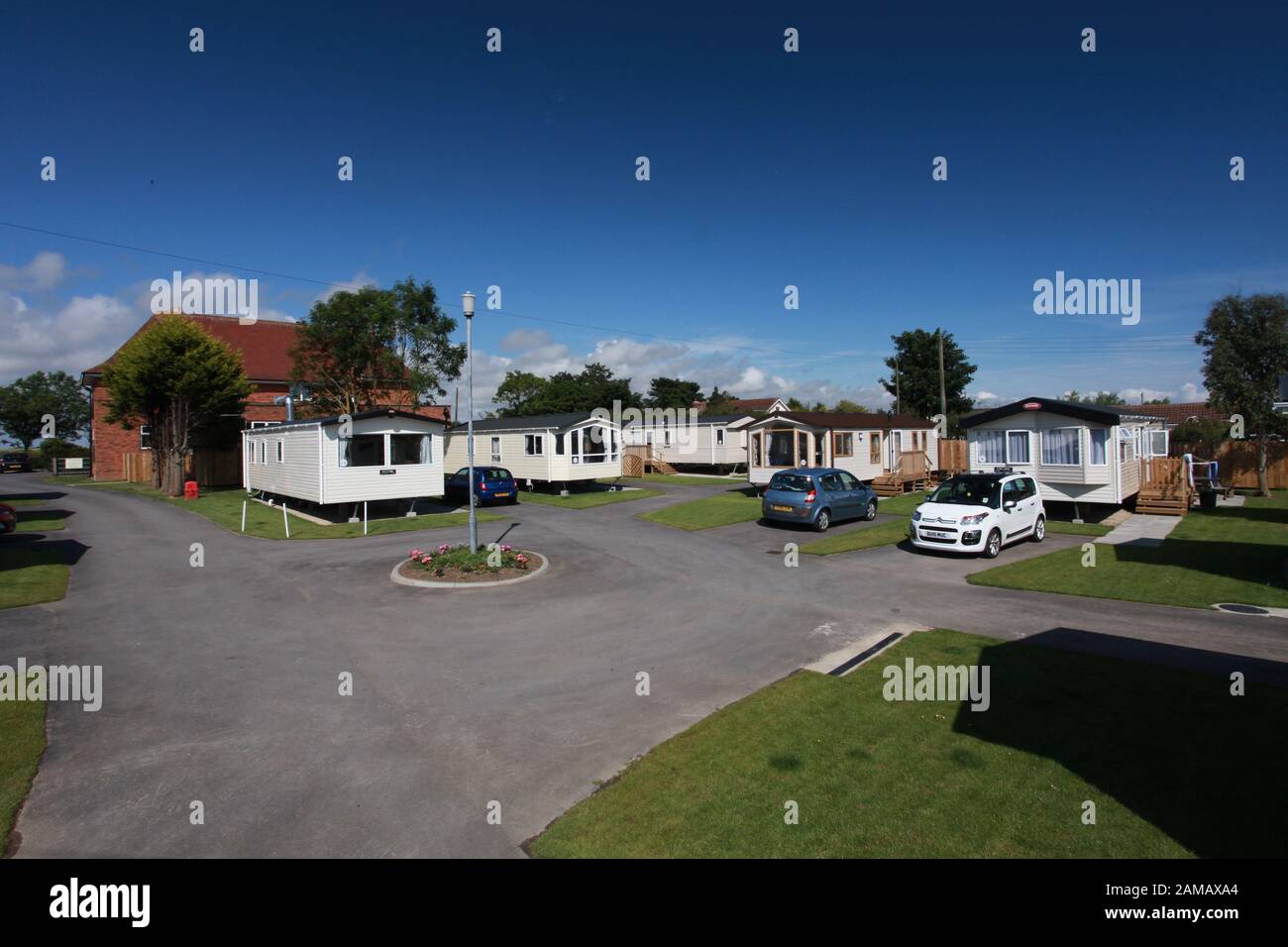 Static caravan plots hi-res stock photography and images - Alamy