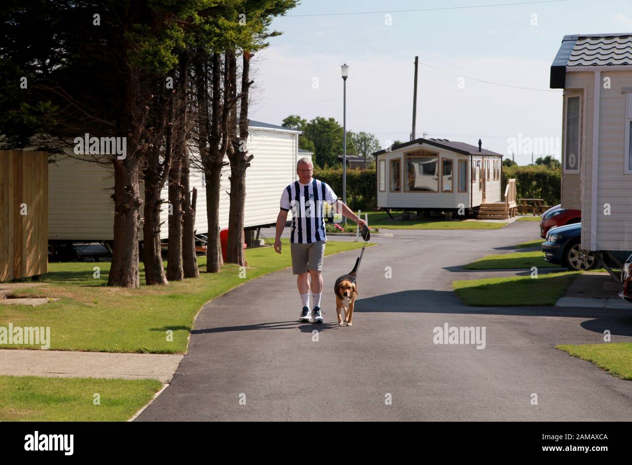 Static caravan plot hi-res stock photography and images - Alamy