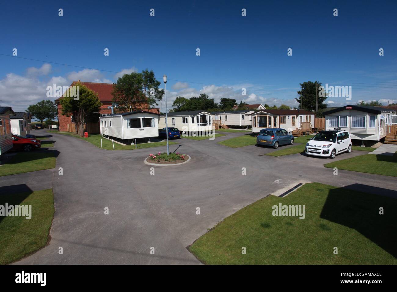 Static caravan plot hi-res stock photography and images - Alamy