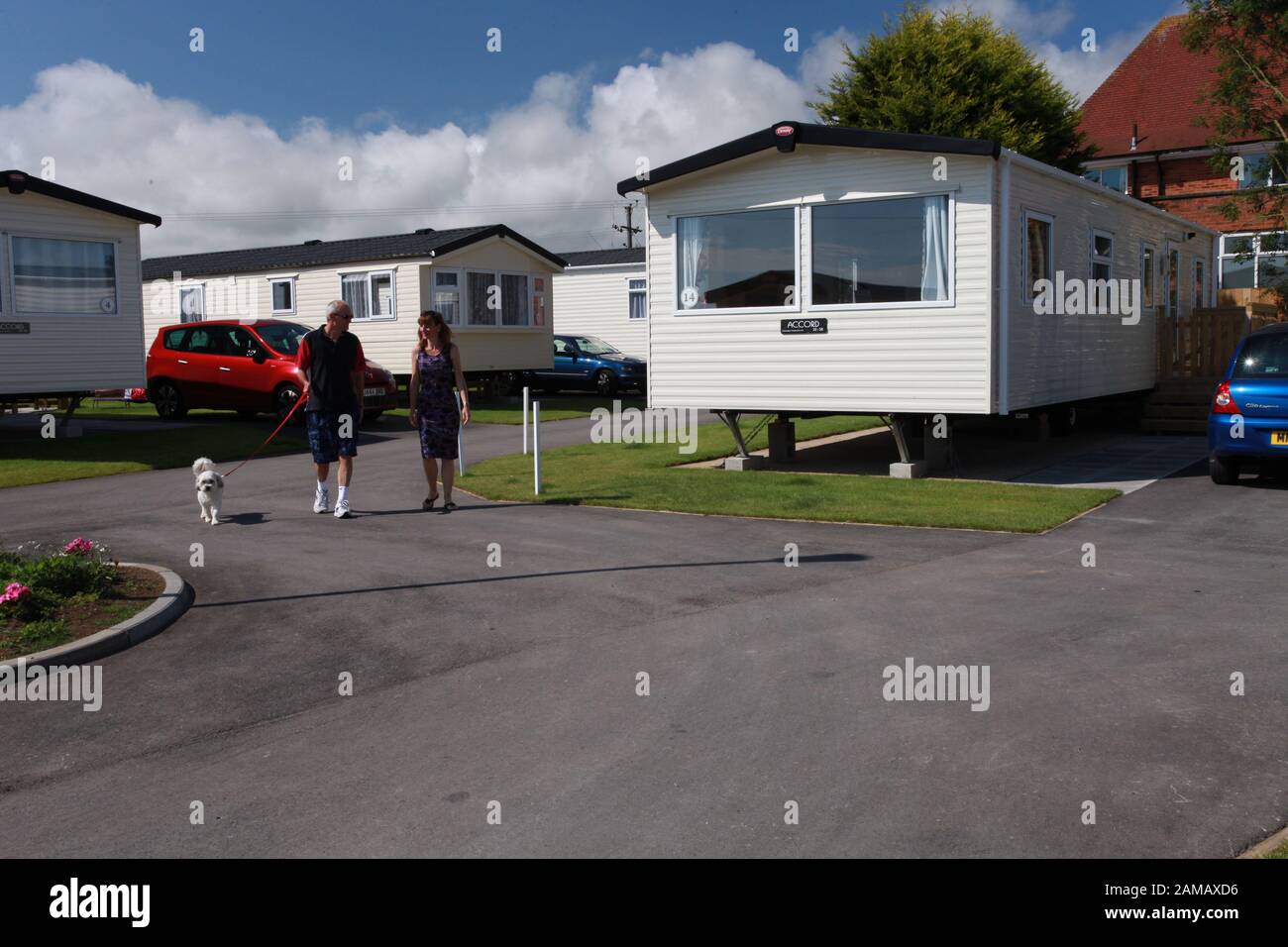 Static caravan plots hi-res stock photography and images - Alamy