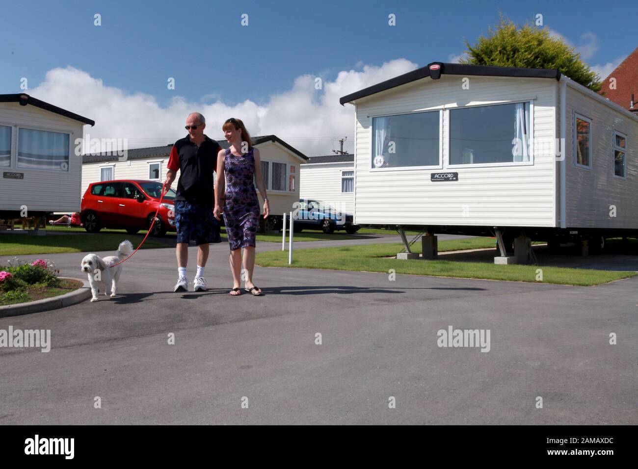 Static caravan plot hi-res stock photography and images - Alamy