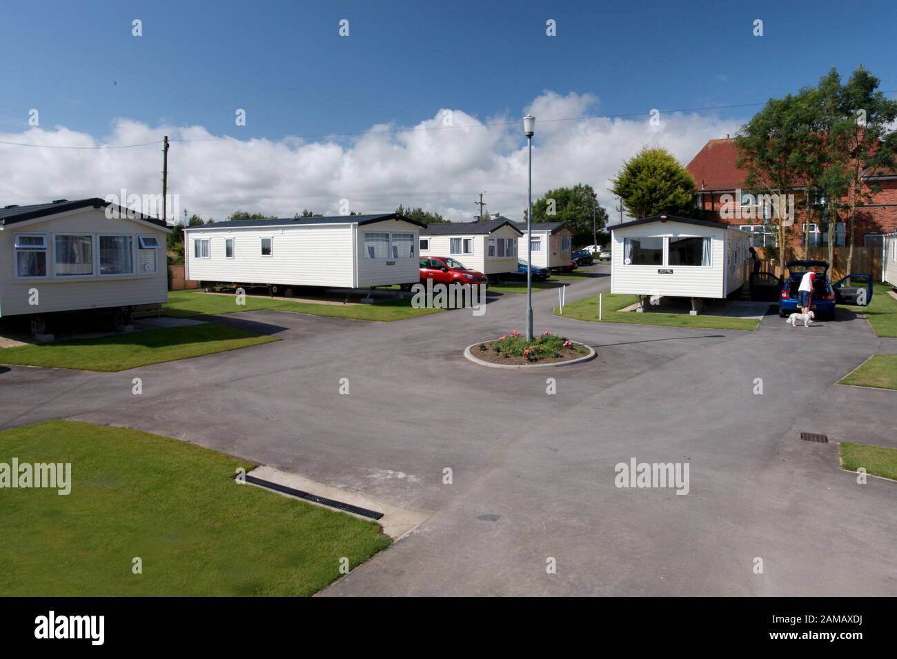 Static caravan plots hi-res stock photography and images - Alamy