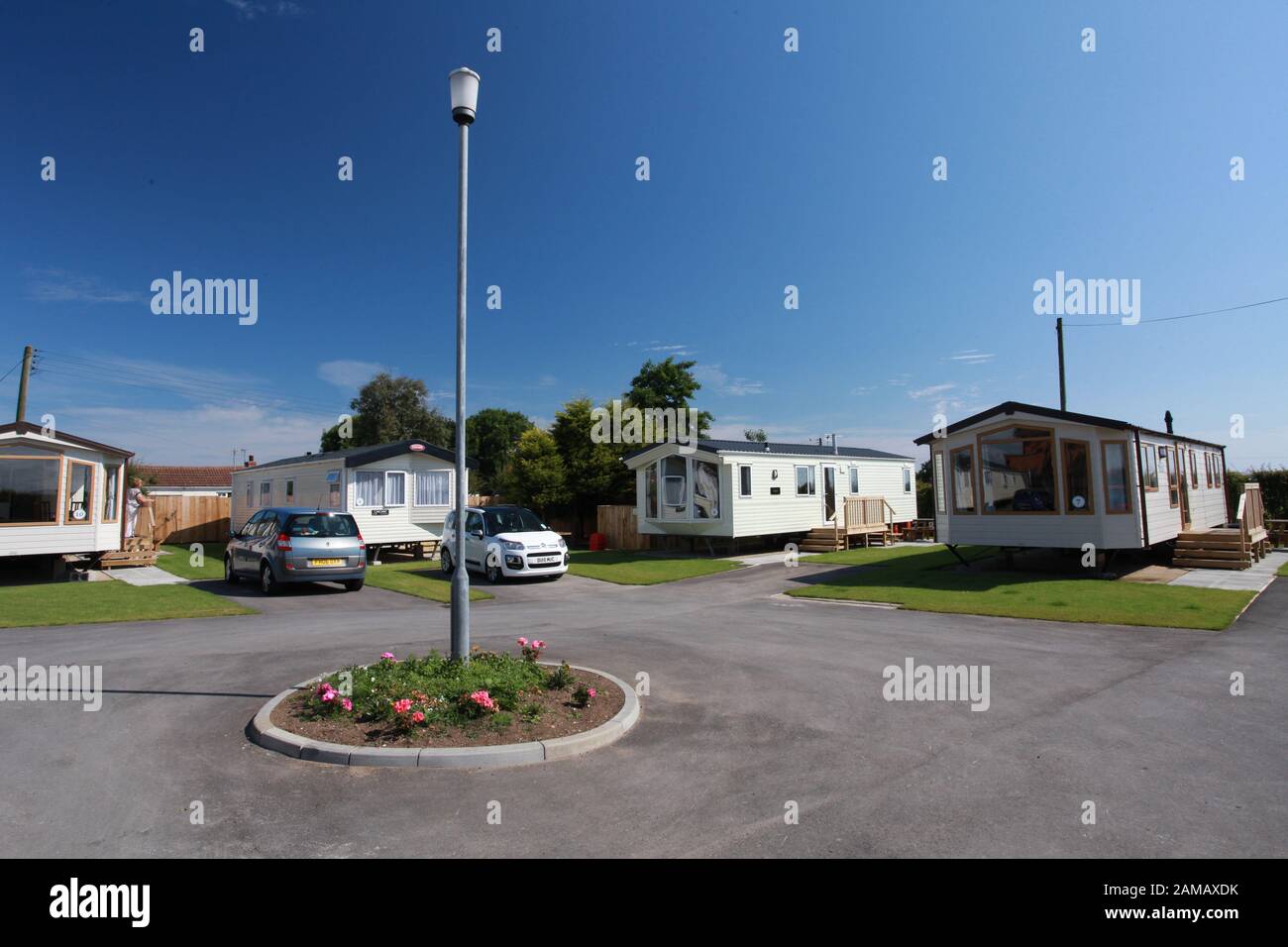 Static caravan plot hi-res stock photography and images - Alamy