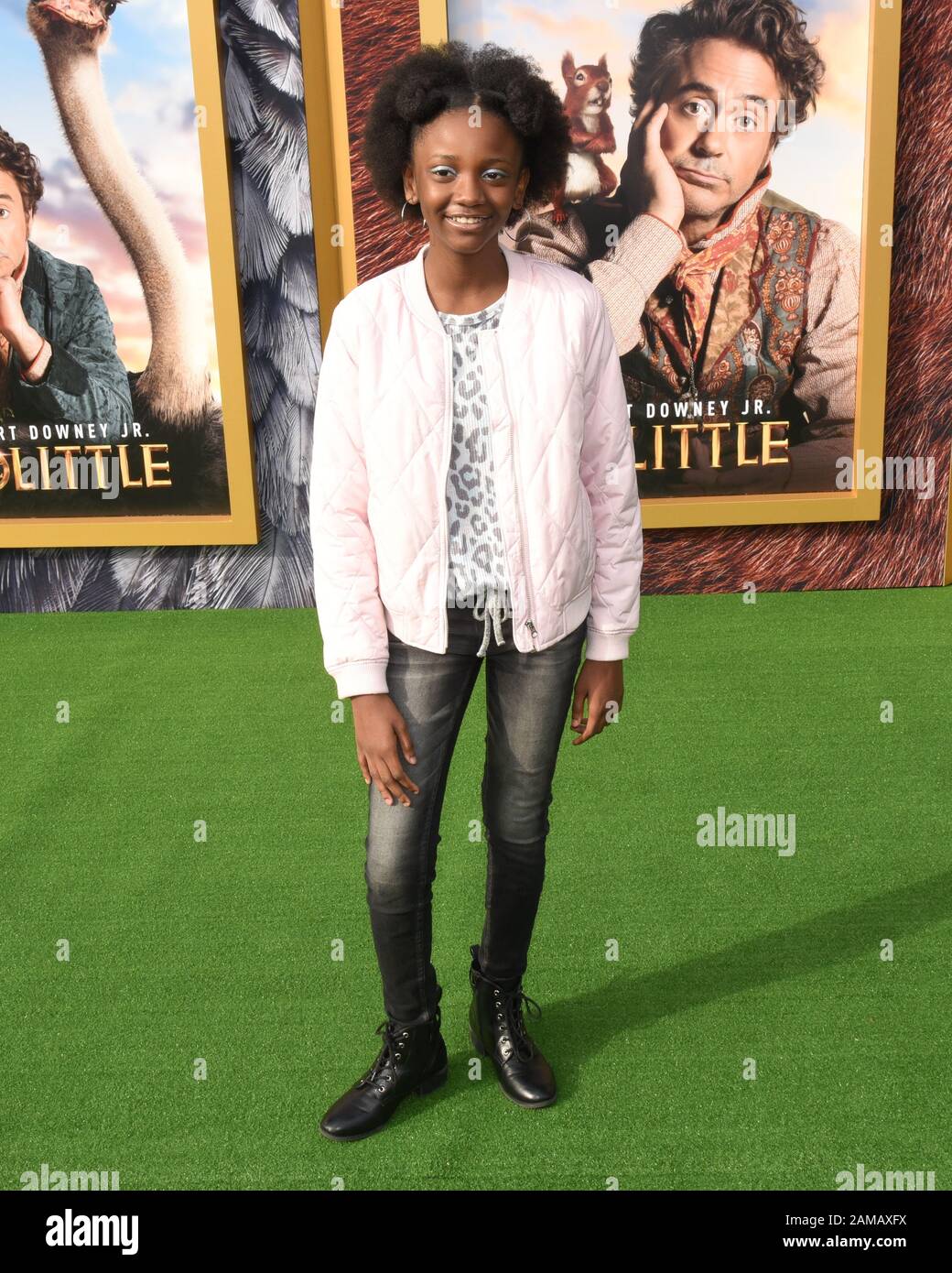 January 11, 2020, Westwood, CA, USA: Aria Brooks attends the Premiere ...