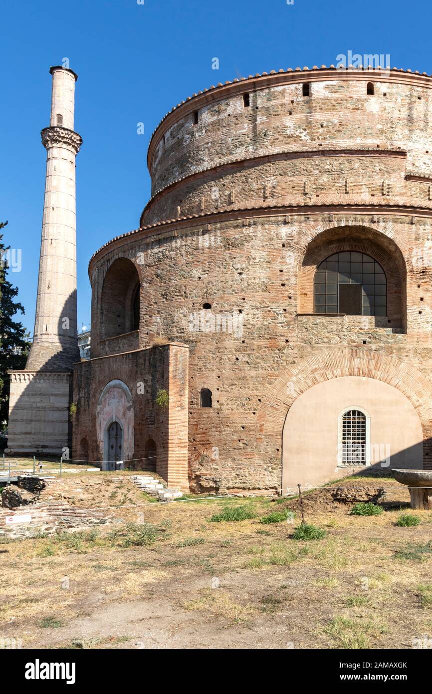 THESSALONIKI, GREECE - SEPTEMBER 22, 2019: Rotunda Roman Temple in the ...