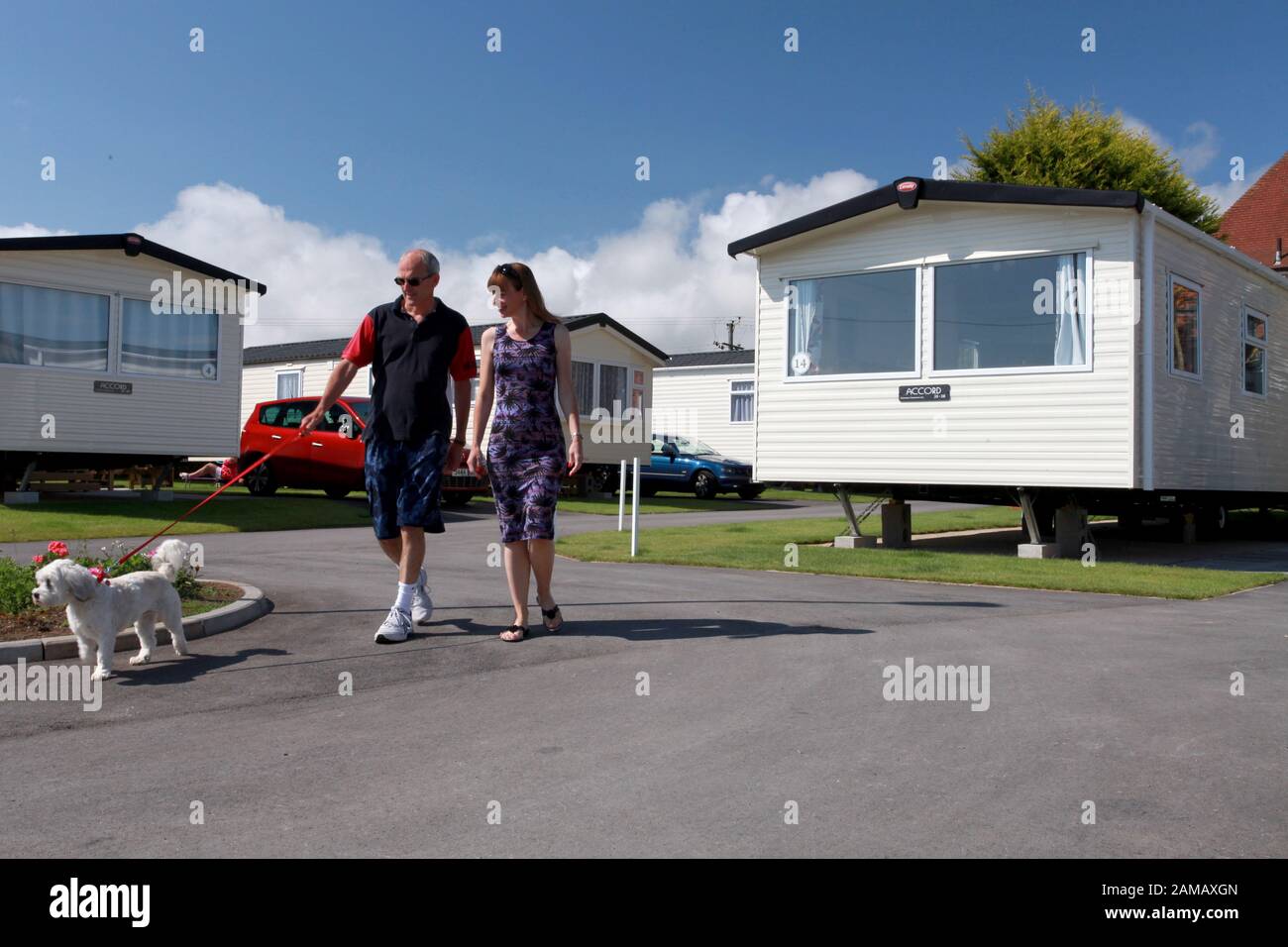 Static caravan plot hi-res stock photography and images - Alamy