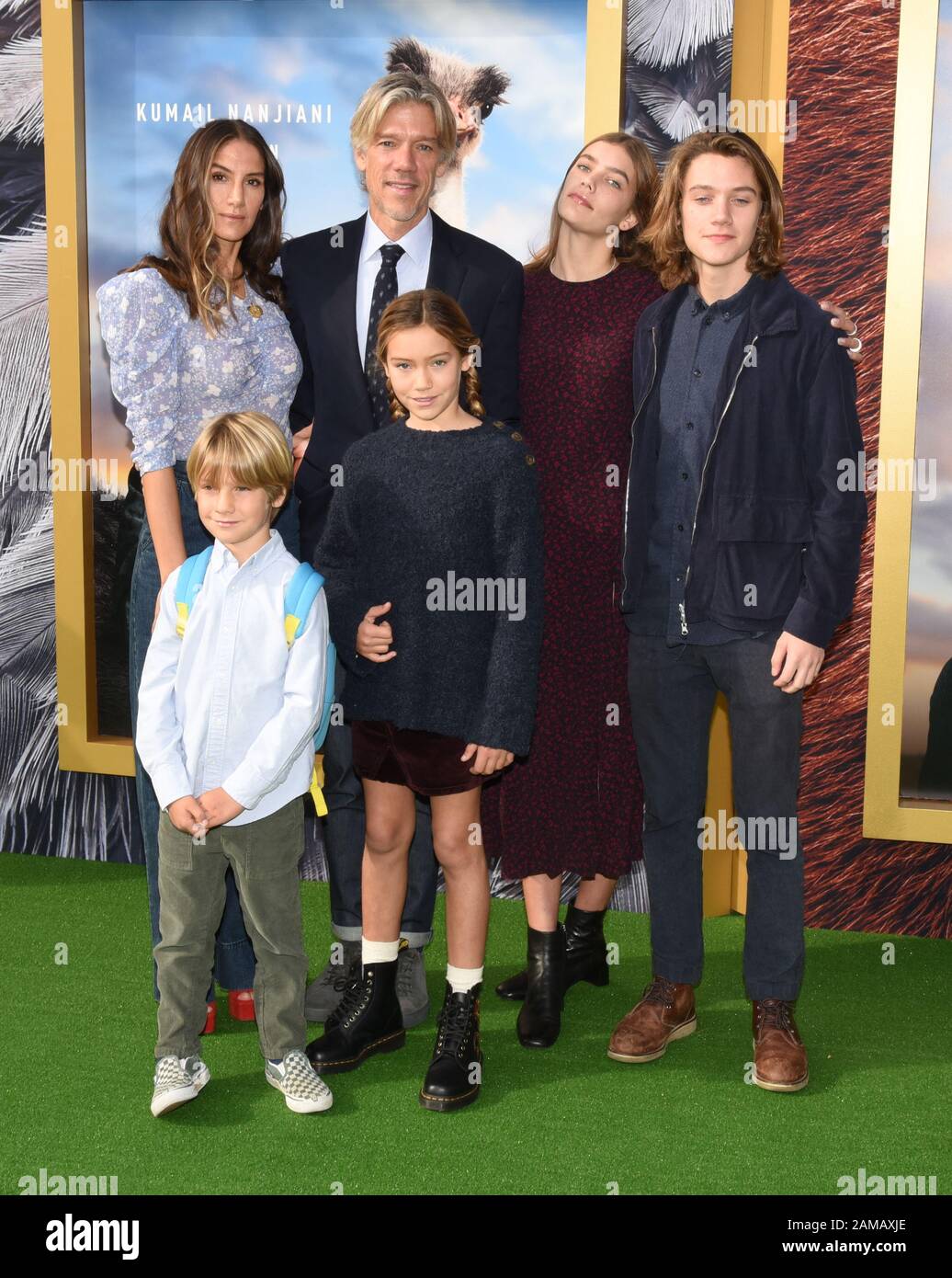 January 11, 2020, Westwood, CA, USA: Minnie Mortimer, Stephen Gaghan ...