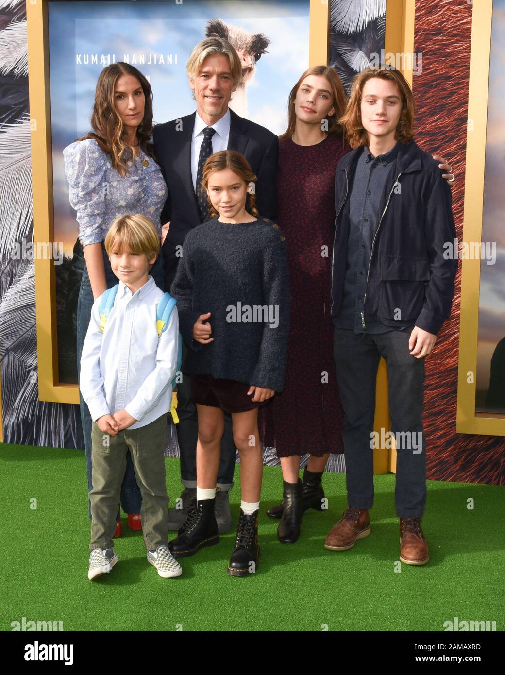 January 11, 2020, Westwood, CA, USA: Minnie Mortimer, Stephen Gaghan ...