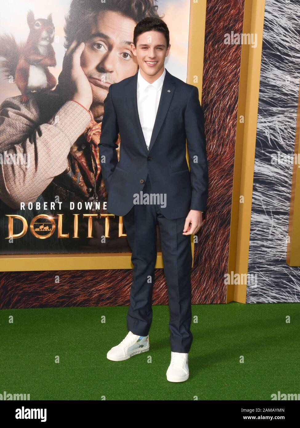 January 11, 2020, Westwood, CA, USA: Harry Collett attends the Premiere ...