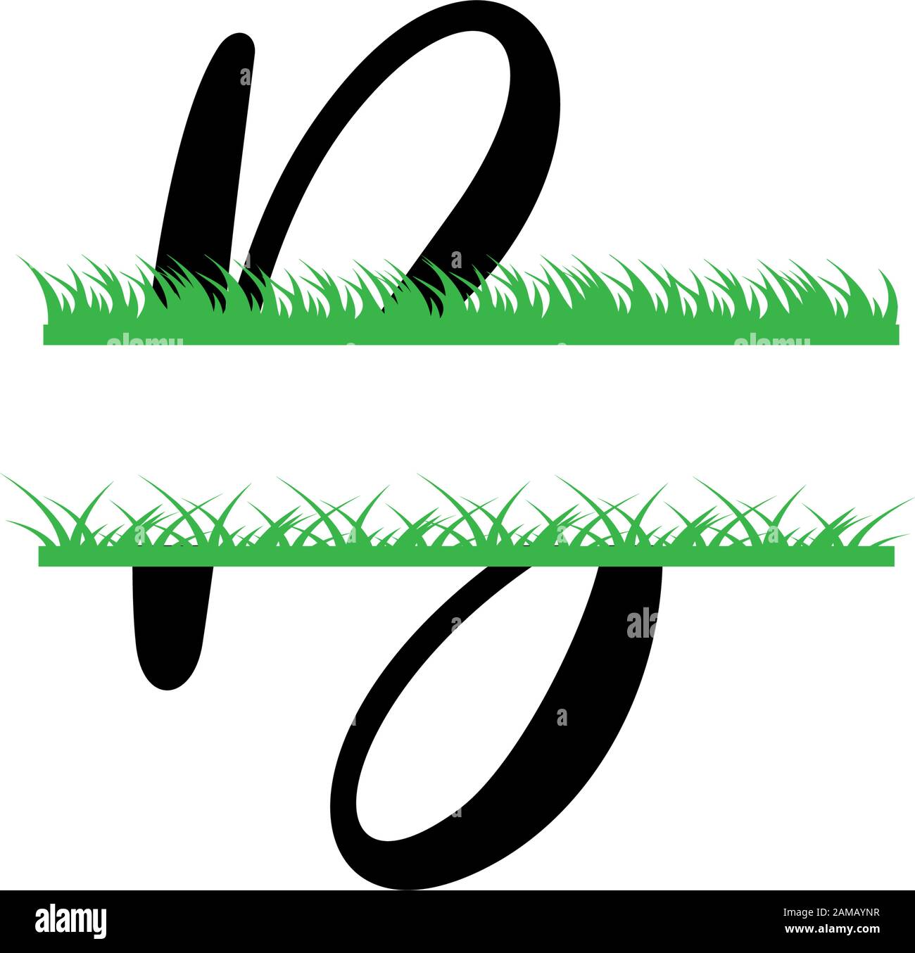 Alphabet split monograms Cut Out Stock Images & Pictures - Alamy