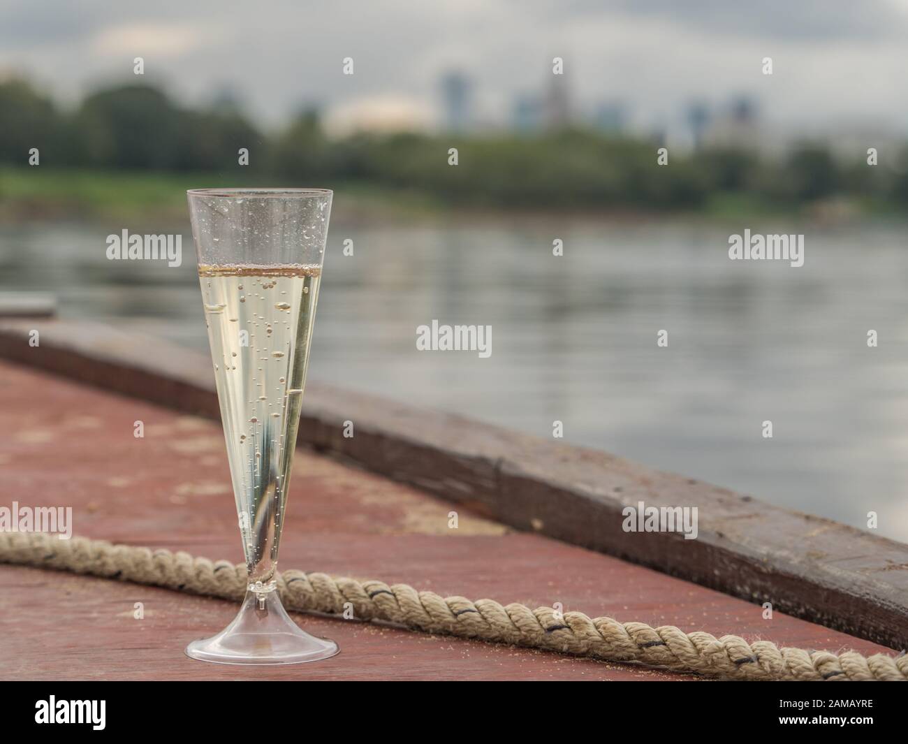 Plastic champagne glasses hi-res stock photography and images - Alamy