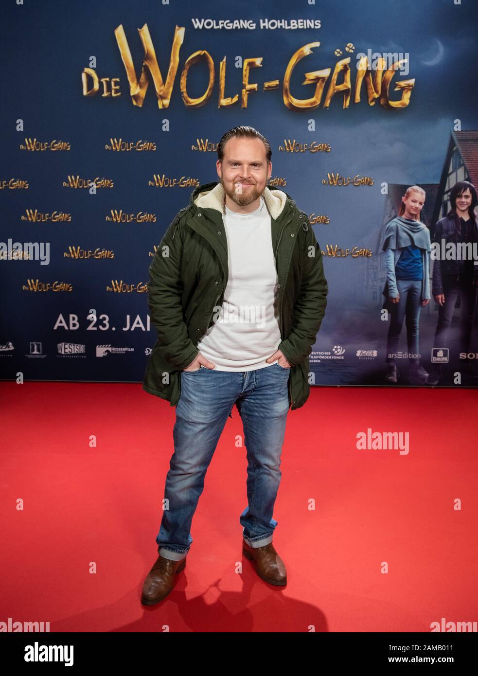 Sulzbach, Germany. 12th Jan, 2020. Axel Stein, actor, is about to start ...