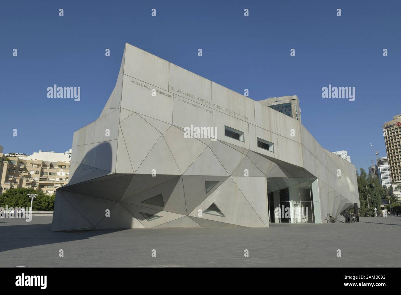 Herta and Paul Amir Building - Museum of Art, Tel Aviv, Israel Stock ...
