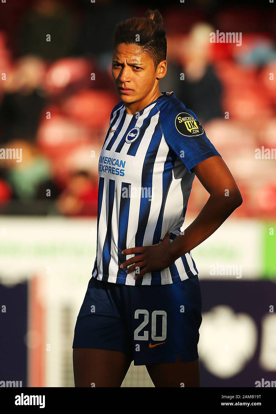 Brighton's Victoria Williams during the Women's Super League match at ...