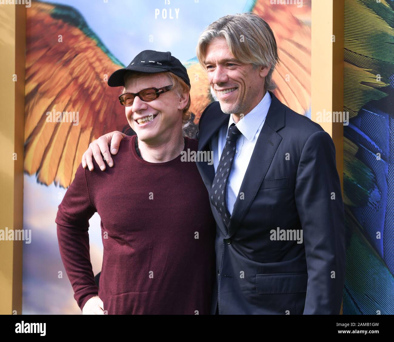 January 11, 2020, Westwood, CA, USA: Danny Elfman and Stephen Gaghan ...