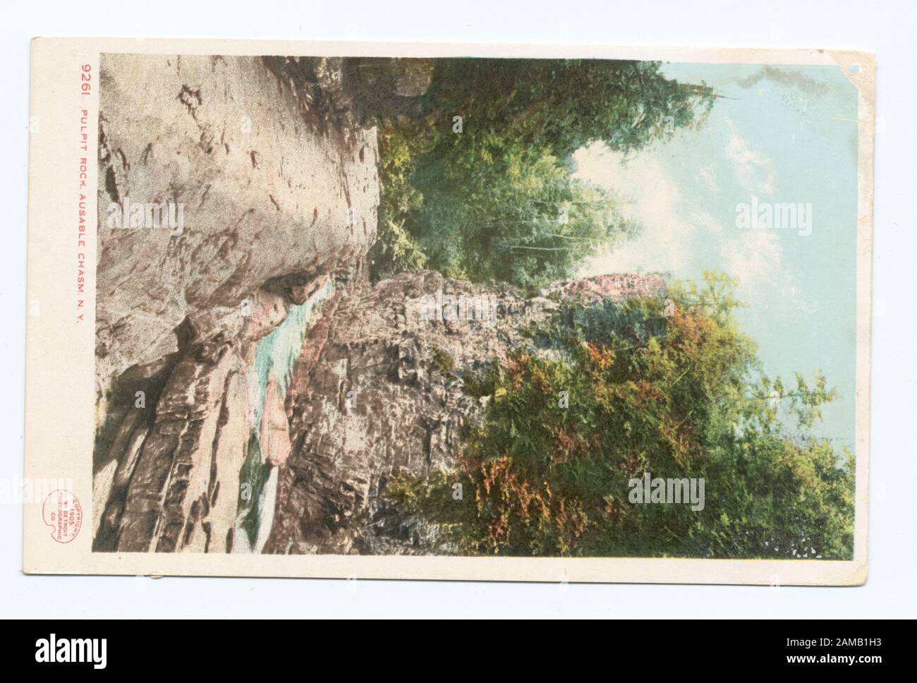 Pulpit Rock, Au Sable Chasm, N Y Postcard series number: 9261 Became ...