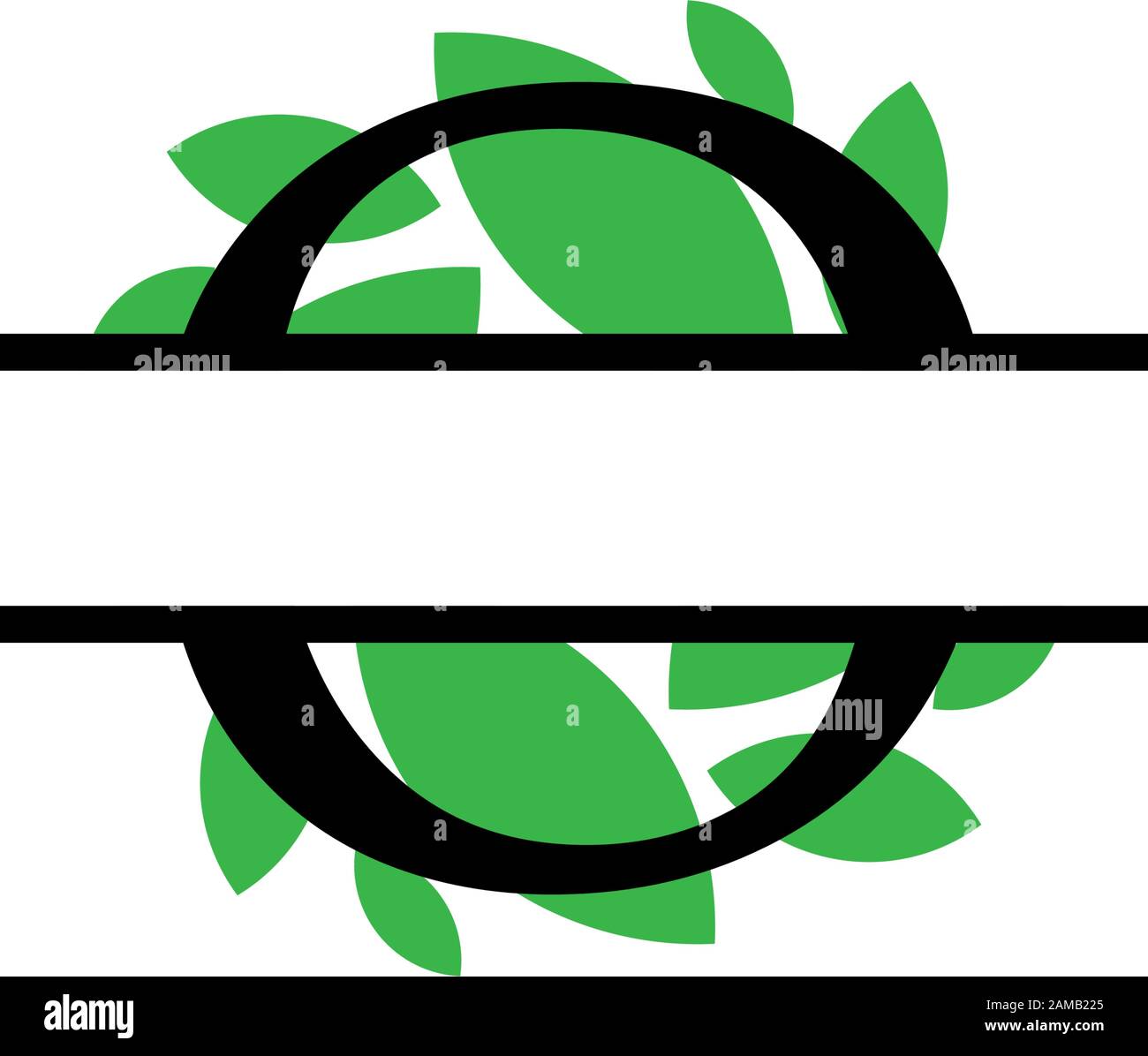 Split monogram fonts Stock Vector Images - Alamy