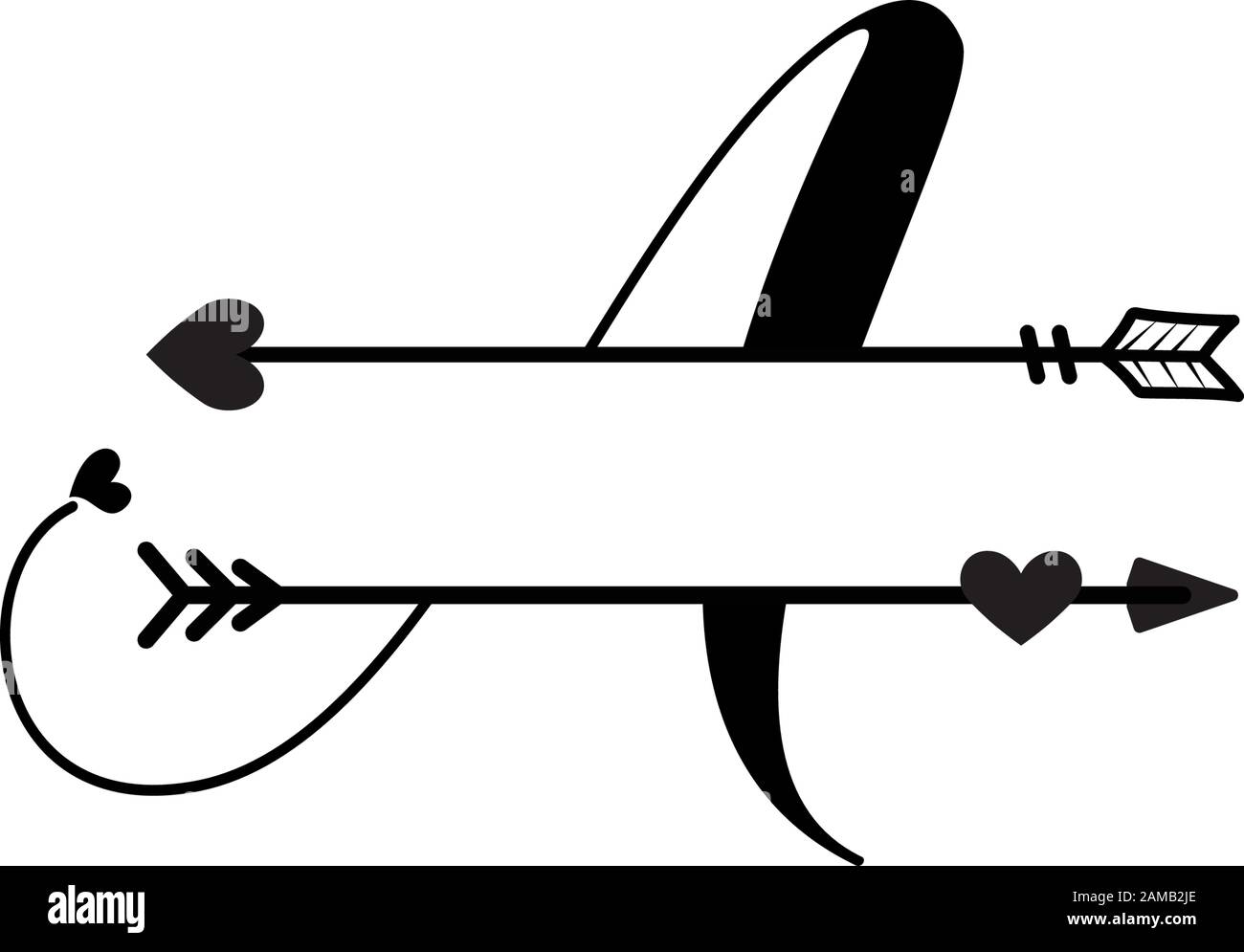 Alphabet split monograms Cut Out Stock Images & Pictures - Alamy