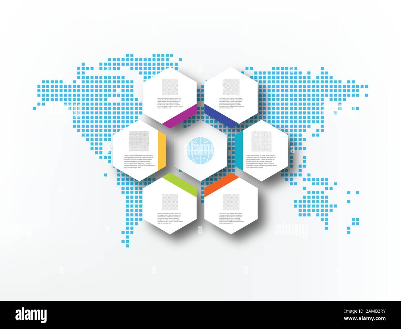 Abstract world map hi-res stock photography and images - Alamy