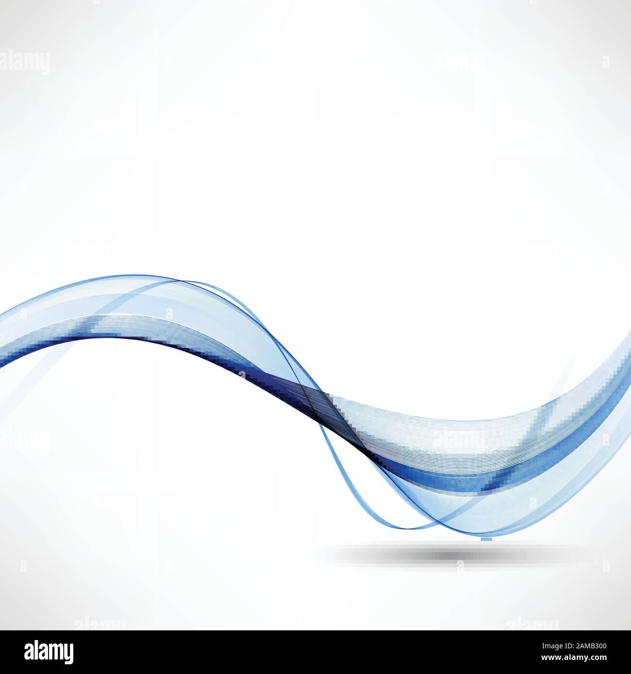 Wavy blue lines forming a wave Stock Vector Image & Art - Alamy