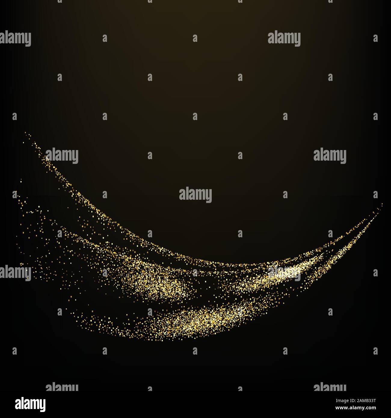 Abstract Golden wave.Golden glitter particles.Gold glitter Stock Vector Image & Art - Alamy