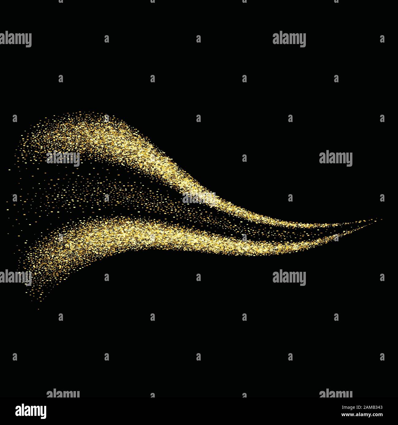 Golden comet Stock Vector Images - Alamy