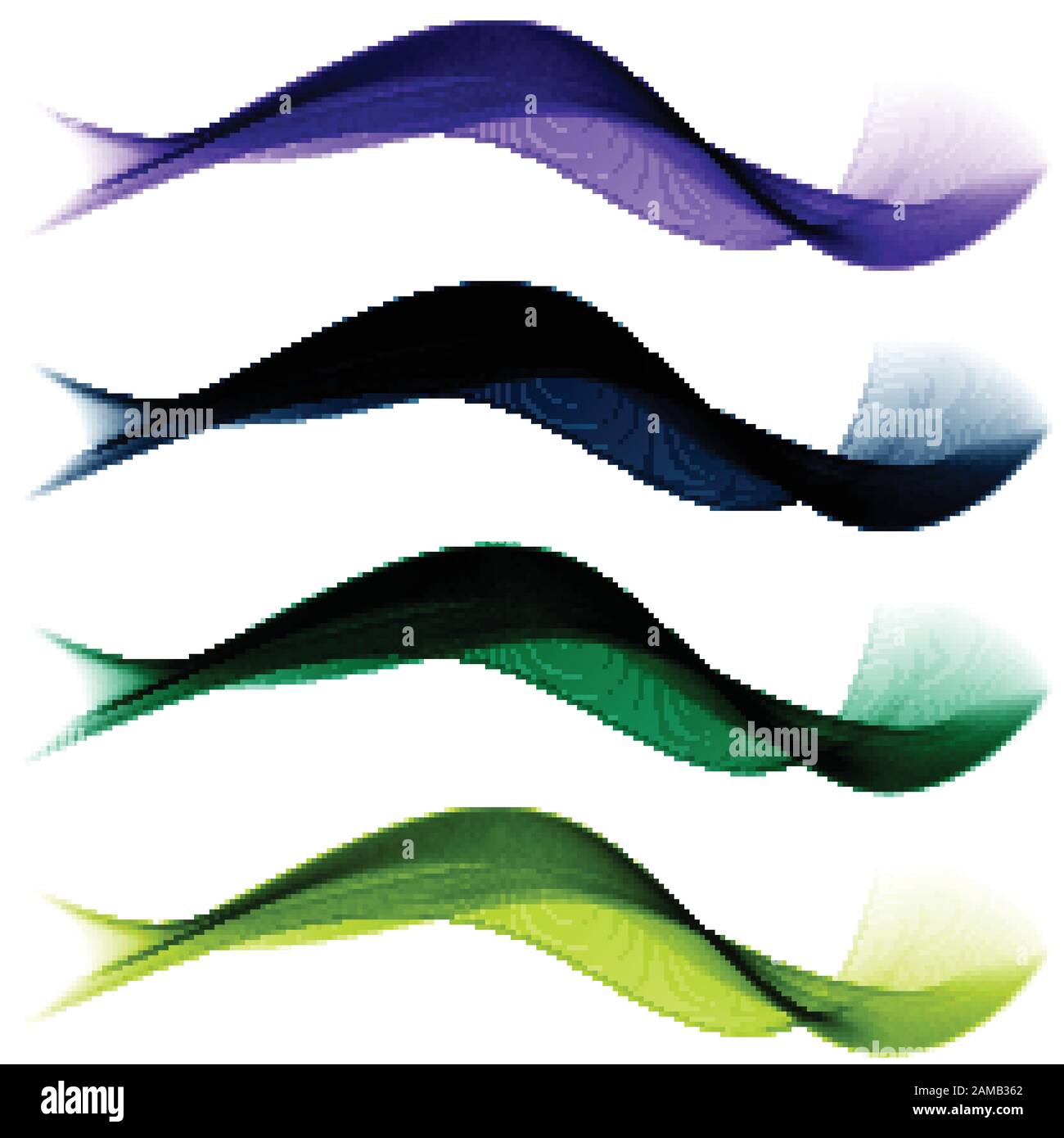 Set of abstract wave Stock Vector Image & Art - Alamy