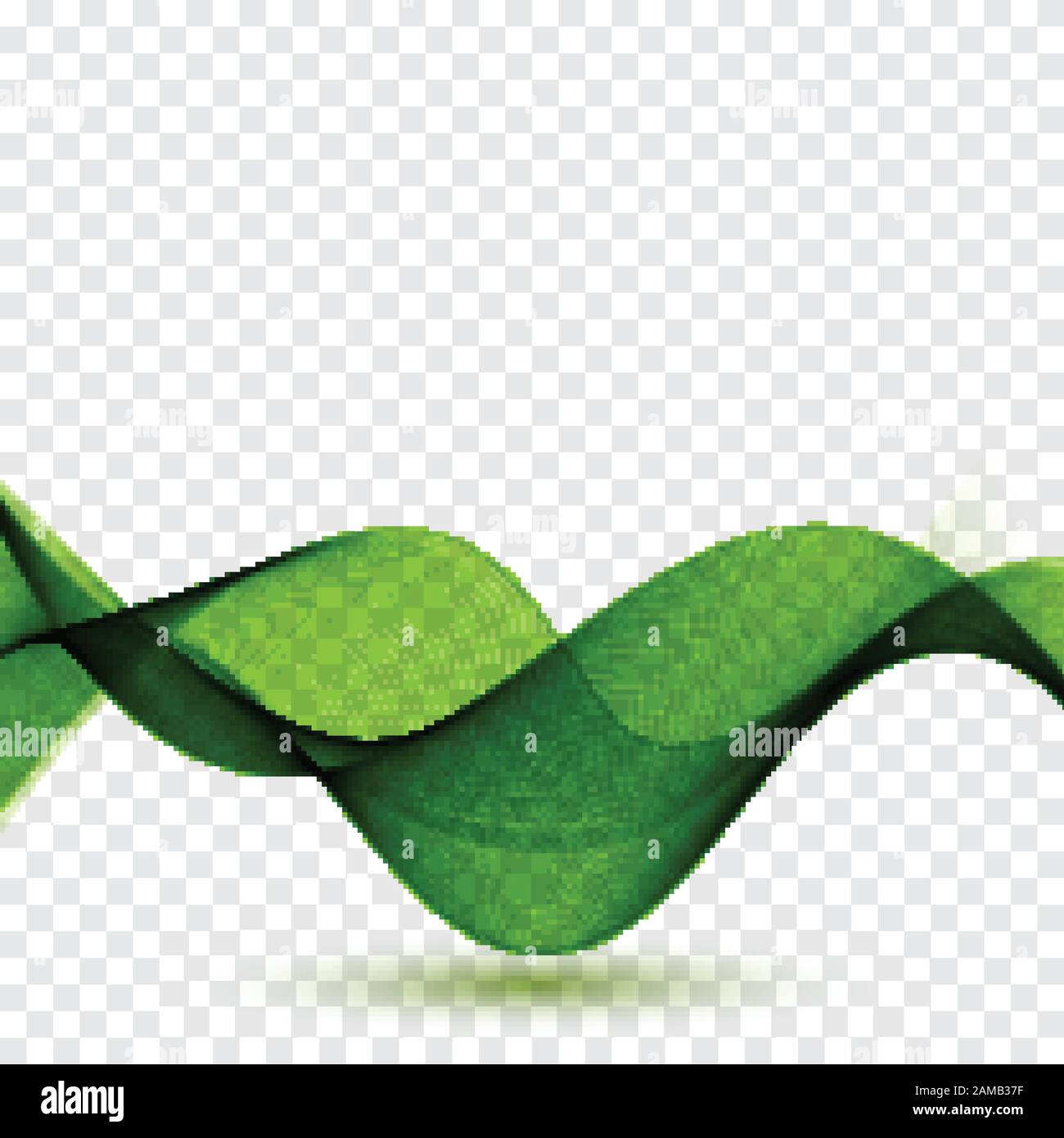 Abstract green wave Stock Vector Image & Art - Alamy