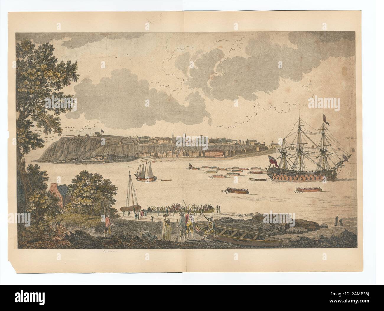 Quebec Title from Calendar of Emmet Collection. EM9082; Quebec Stock ...