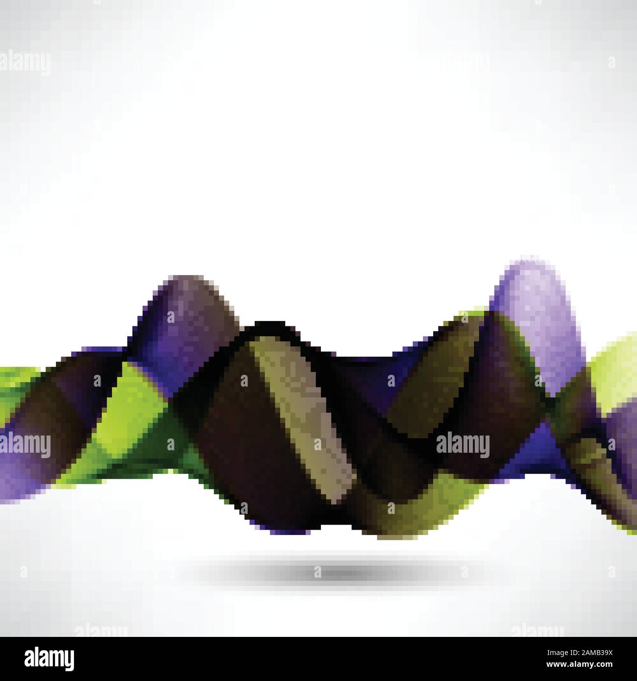 Blue background abstract wave Stock Vector Images - Alamy