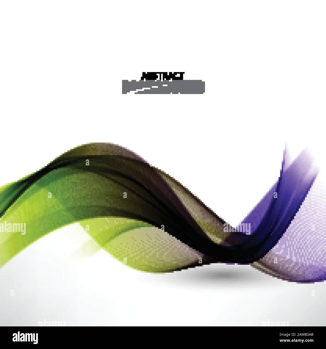 Abstract background with color waves Stock Vector Image & Art - Alamy