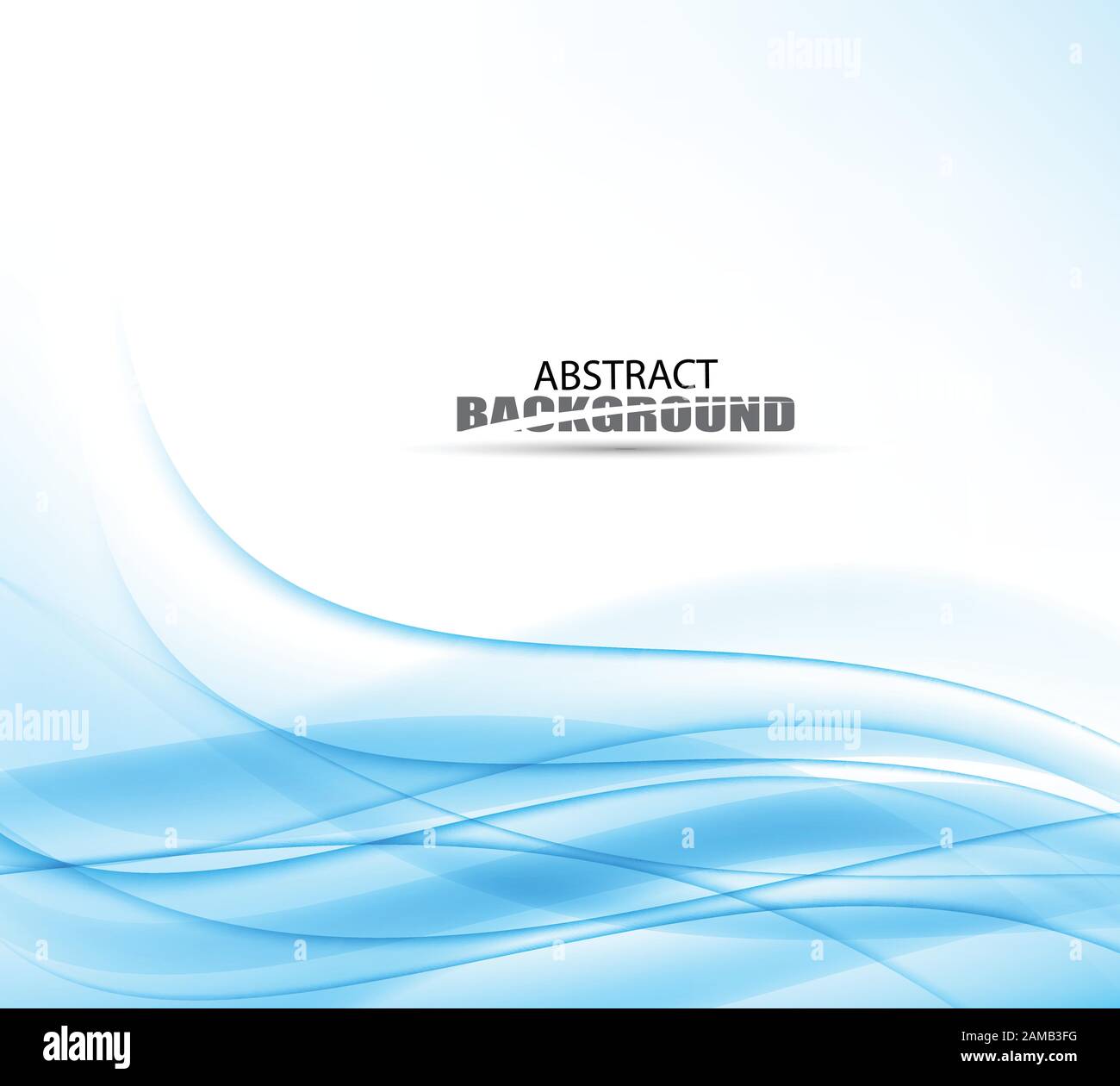 Blue wave business template Stock Vector Image & Art - Alamy